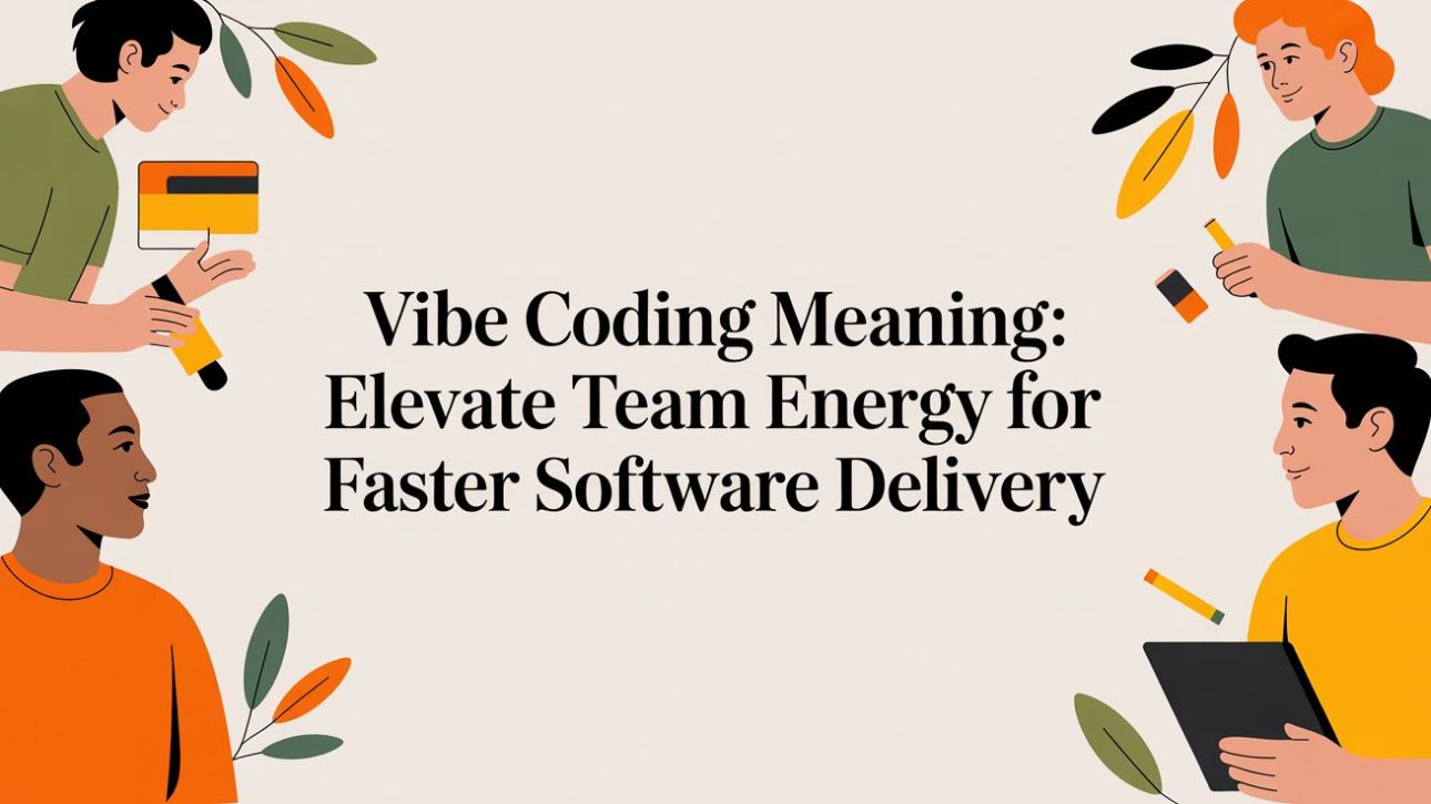 Vibe coding meaning: Elevate Team Energy for Faster Software Delivery